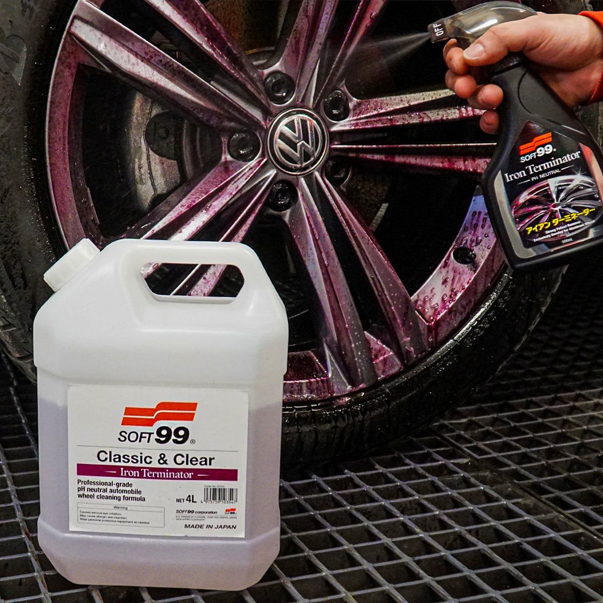 Iron Terminator, wheel cleaning agent, 4L – Soft99 Store UK