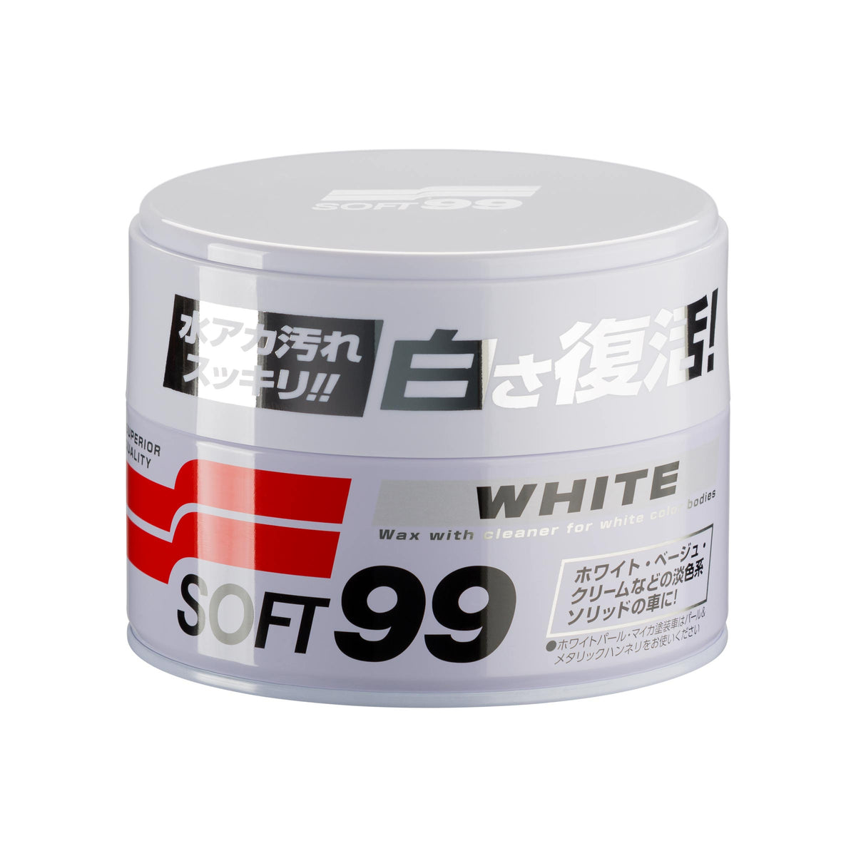 White Soft99 Wax, soft car wax, 350 g – Soft99 Store UK