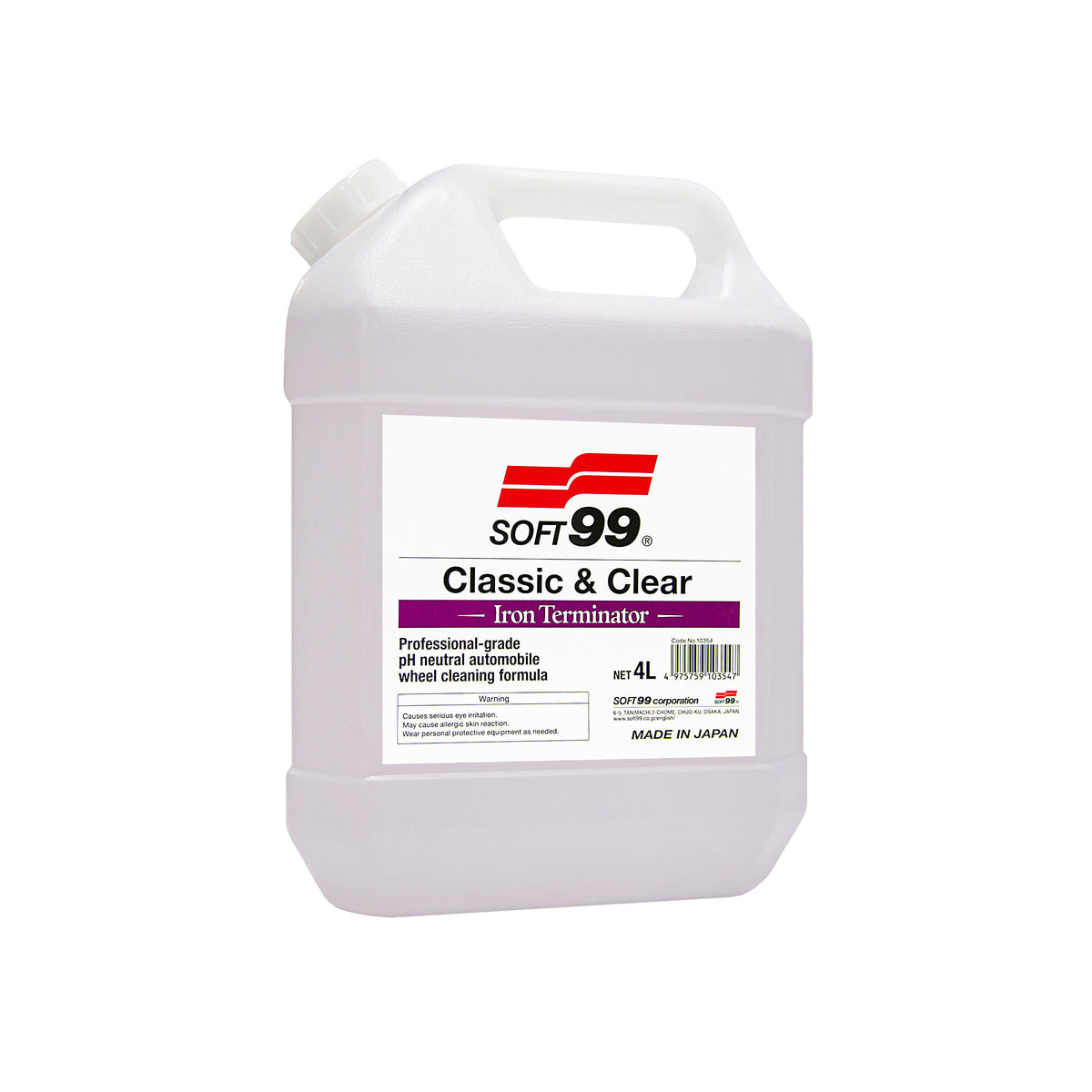 Iron Terminator, wheel cleaning agent, 4L – Soft99 Store UK