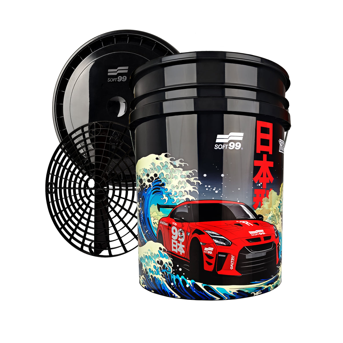 Soft99 Bucket, car wash bucket with Grit Guard, 19 L – Soft99 Store UK